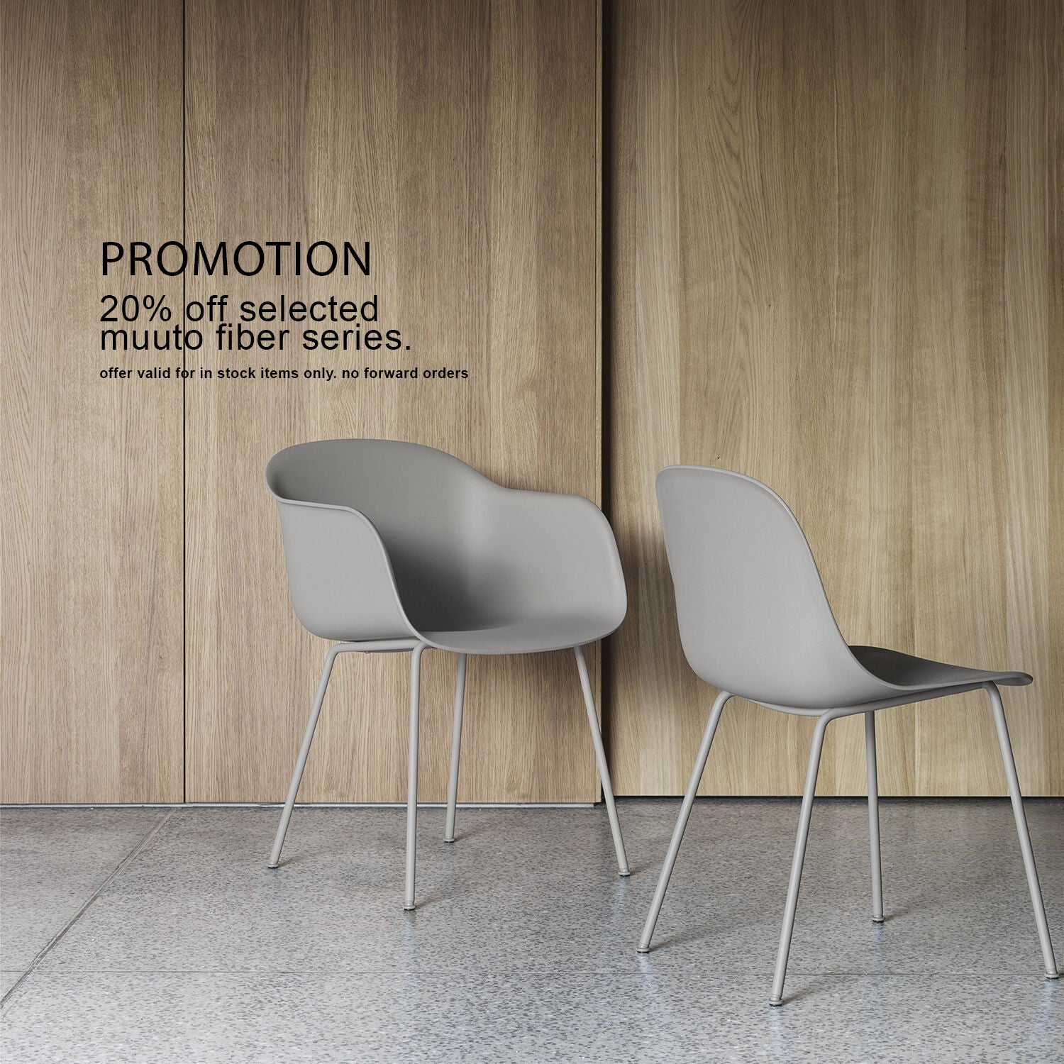 PROMOTION | 20% OFF SELECTED MUUTO FIBER CHAIRS – top3 by design