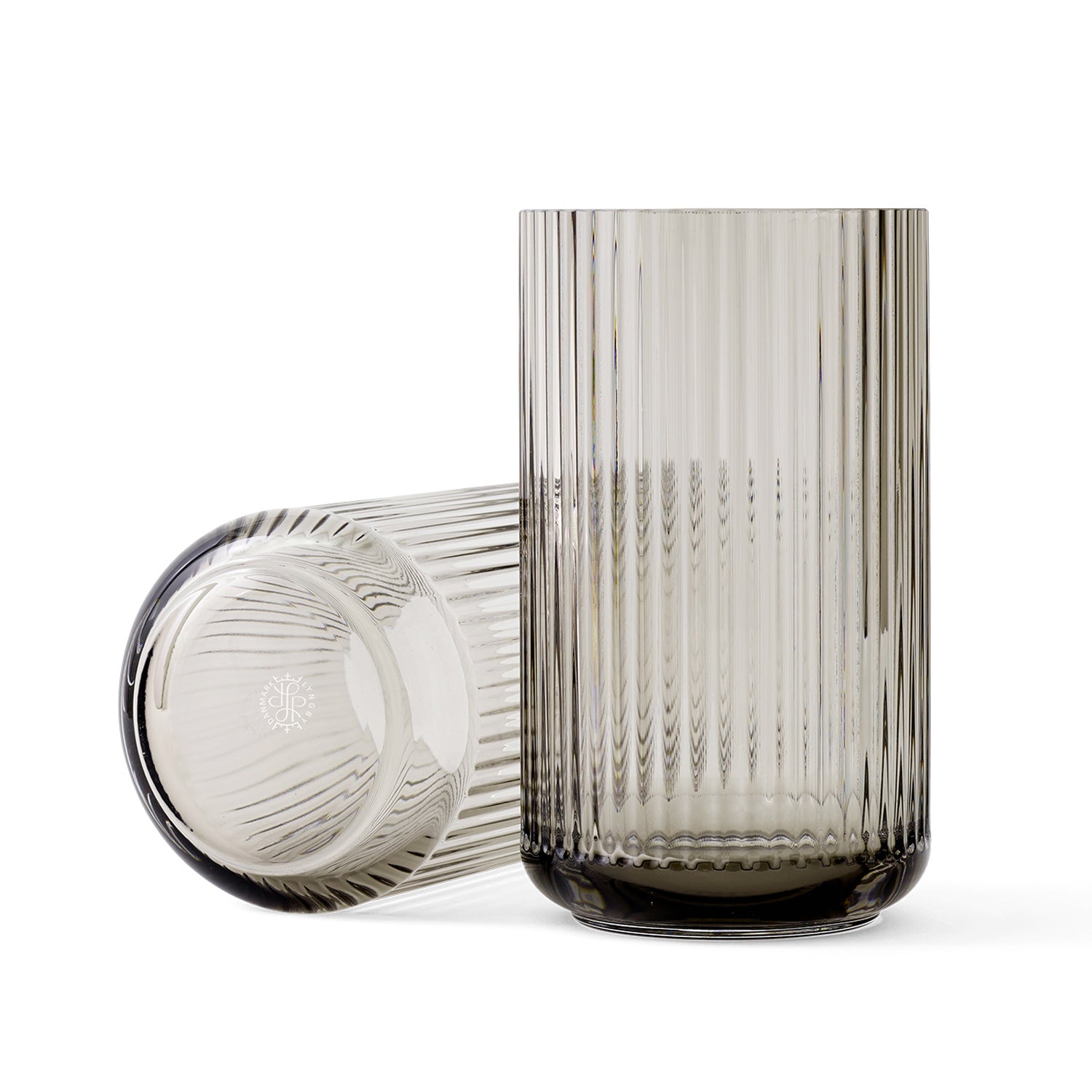 lyngby | glass vase 38cm | smoke - LC – top3 by design
