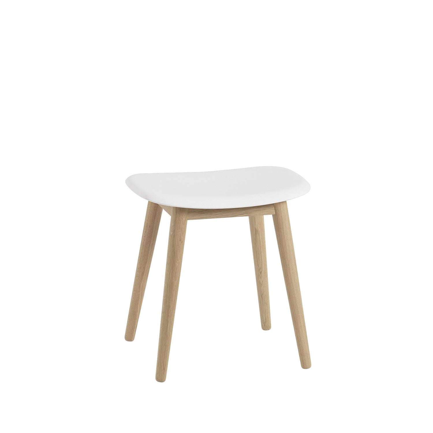 muuto | fiber stool | wood base | natural white recycled + oak – top3 ...