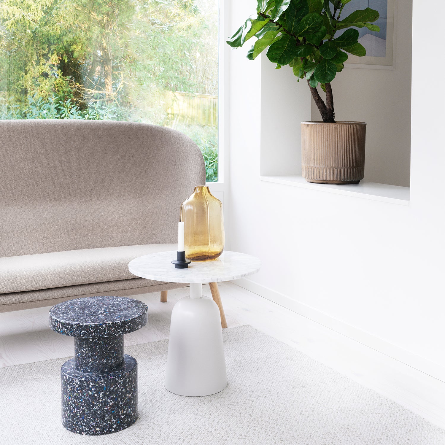 normann copenhagen | bit stool | black + multi – top3 by design