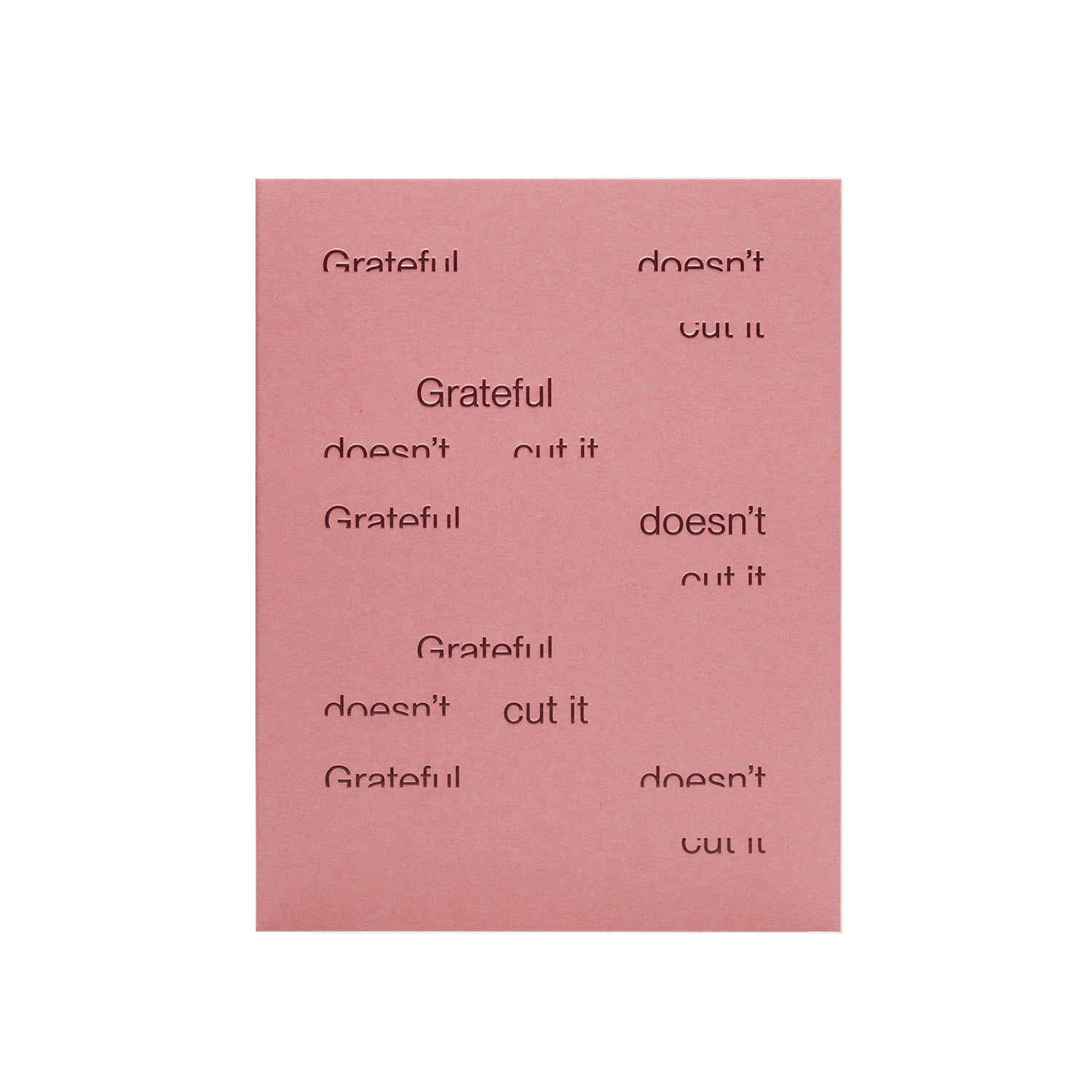 short talk | greeting card | grateful doesn't cut it – top3 by design