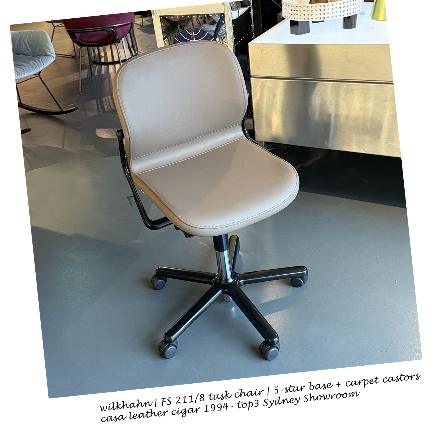 wilkhahn | FS 211/8 task chair | 5-star base + carpet castors | casa l ...