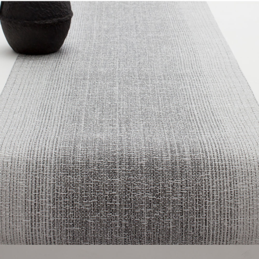 chilewich | table runner | ombre silver – top3 by design
