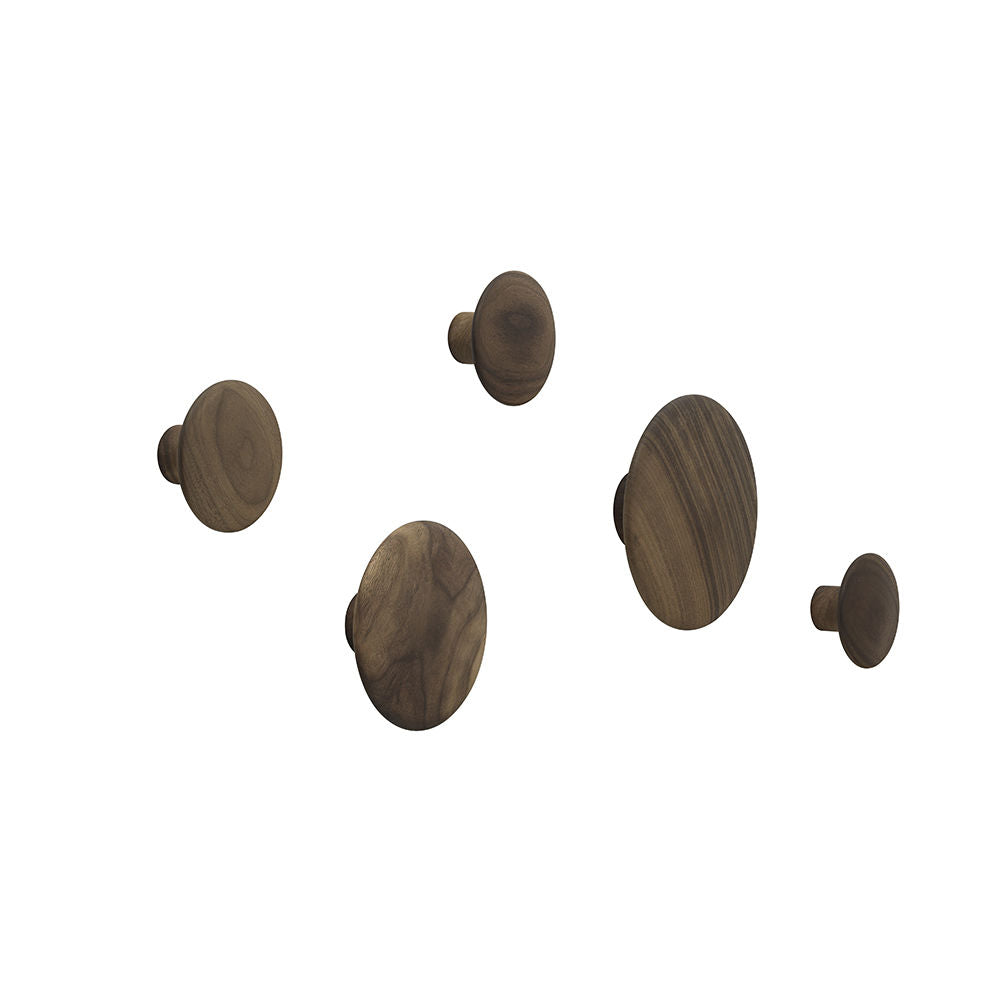 muuto | dots wood | walnut | set of 5 - DC – top3 by design